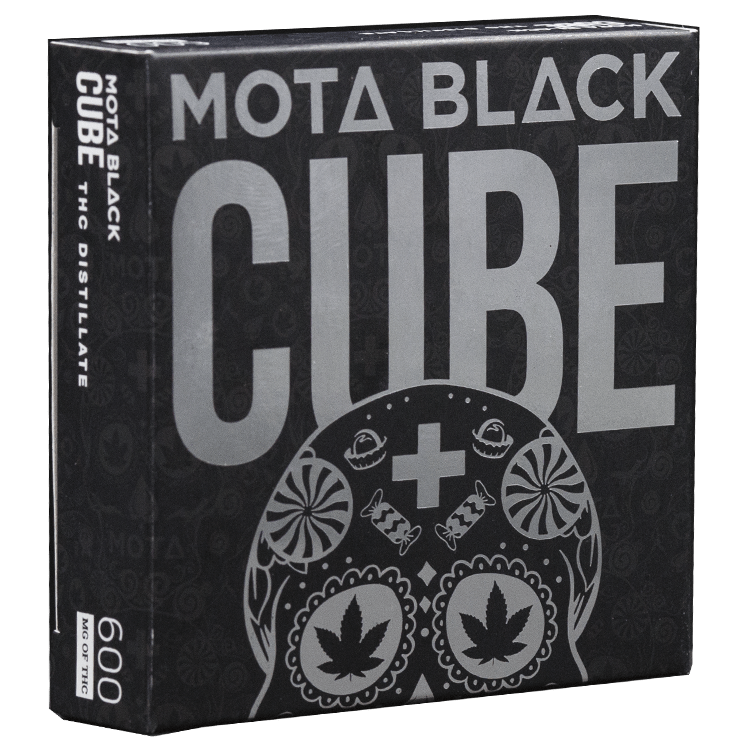 MOTA Black Cube – 600mg THC Milk Chocolate Cube | GrassLife