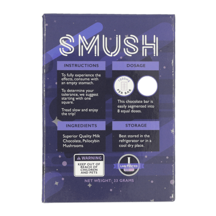 SMUSH – Milk Chocolate Bar | GrassLife